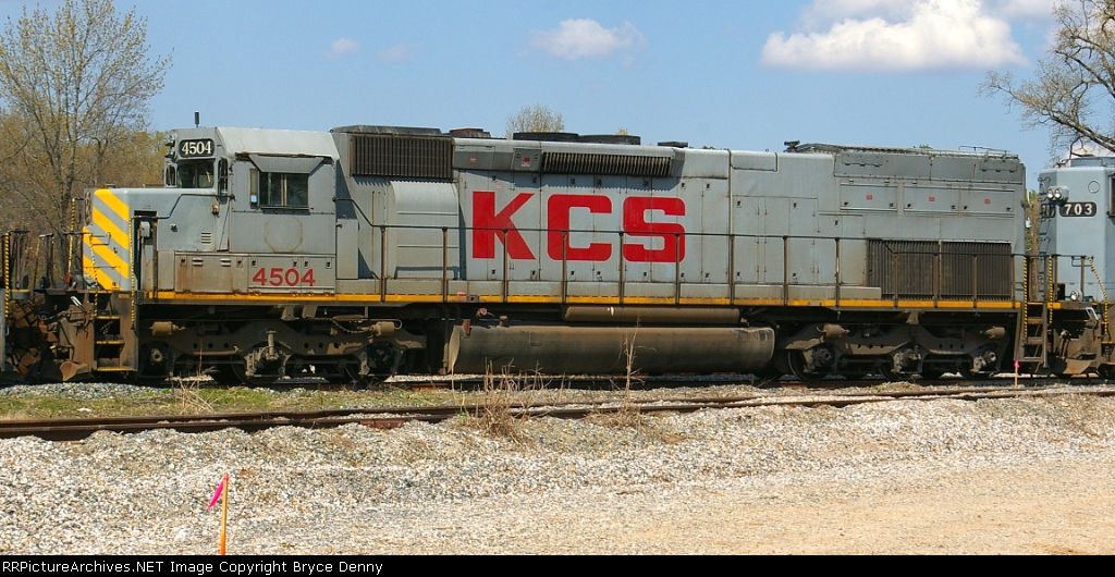 KCS 4504 on the KCS Dead Line at the KCS Shops